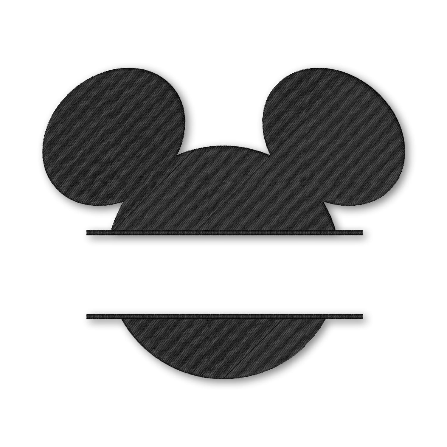 Mickey Mouse Monogram - George - SvgEmbroideryDesign