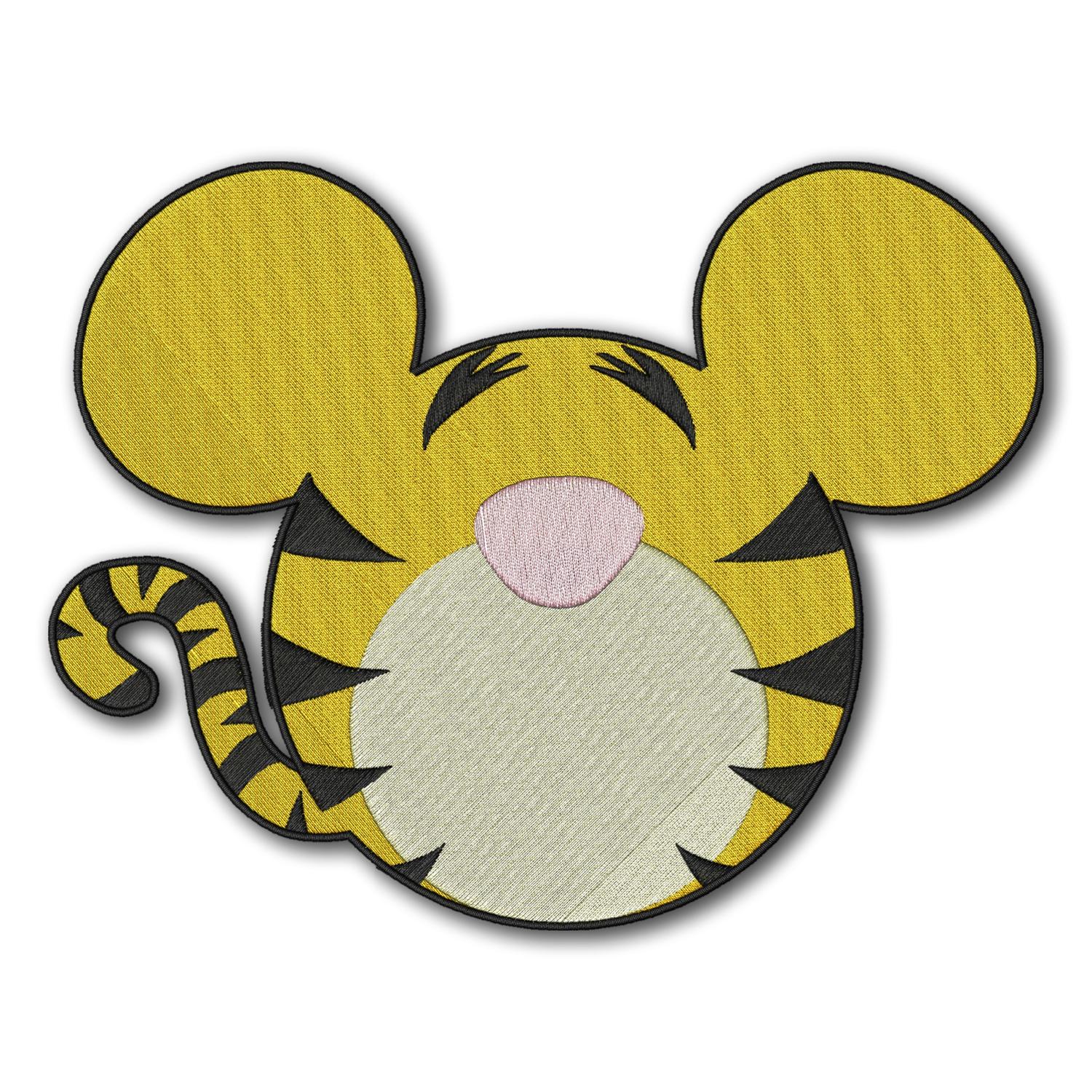 Tigger Mickey Mouse Ears - Anita Kóródi - SvgEmbroideryDesign