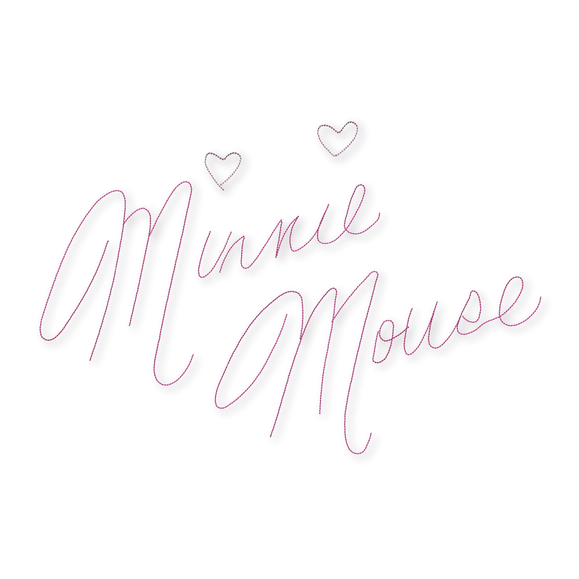 Minnie Mouse Autograph - Anita Kóródi - SvgEmbroideryDesign
