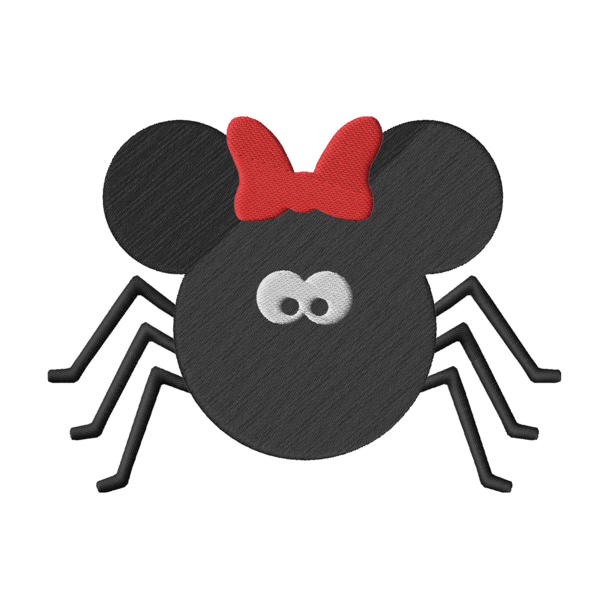 Minnie Mouse Spider - Richárd Bándi - SvgEmbroideryDesign