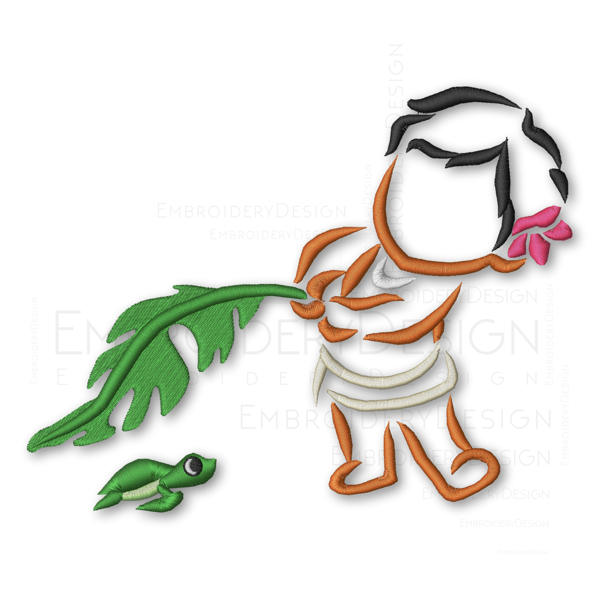 Little Moana Turtle - Anita Kóródi - SvgEmbroideryDesign