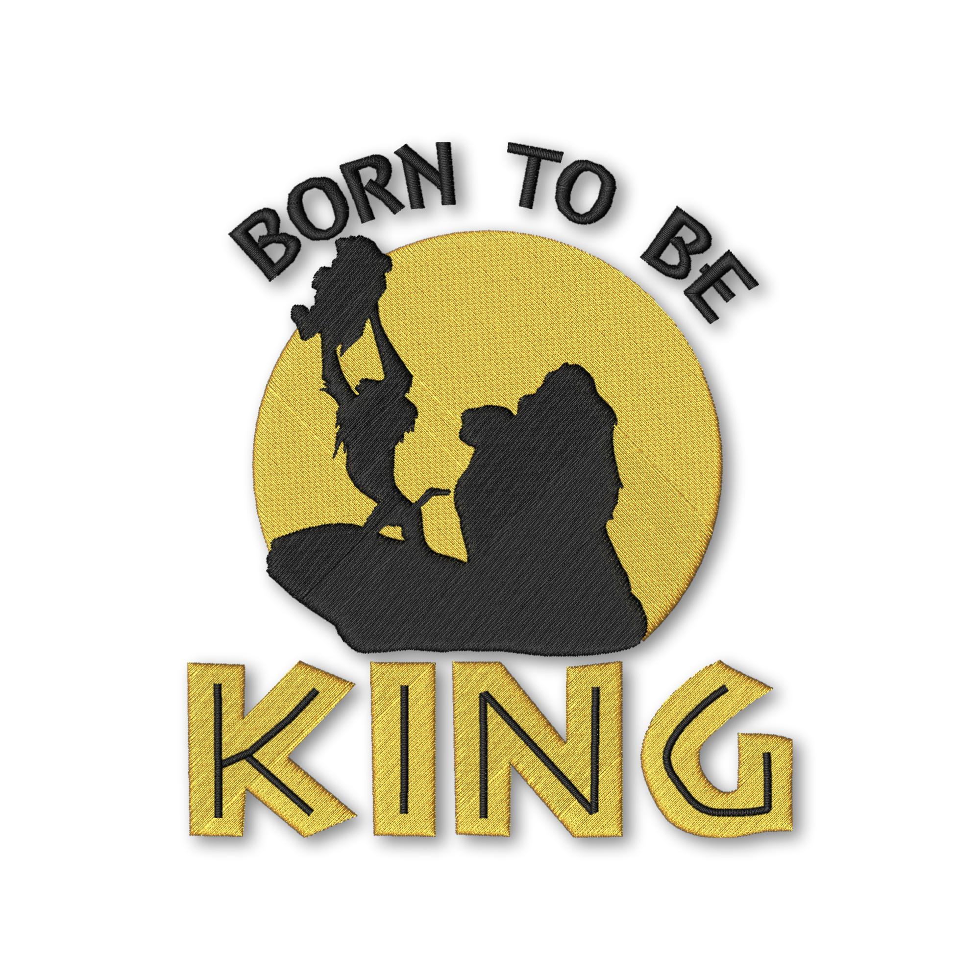 Lion-King-Born-to-be-king-Simba - Anita Kóródi - SvgEmbroideryDesign