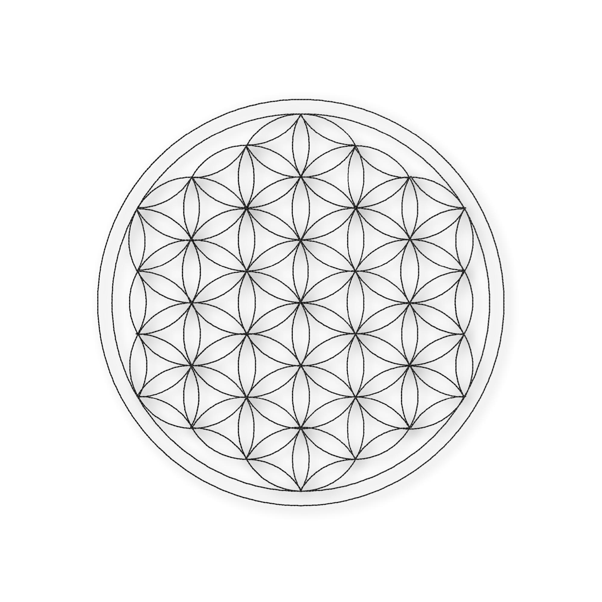 Sacred Geometry Mandala - Anita Kóródi - SvgEmbroideryDesign