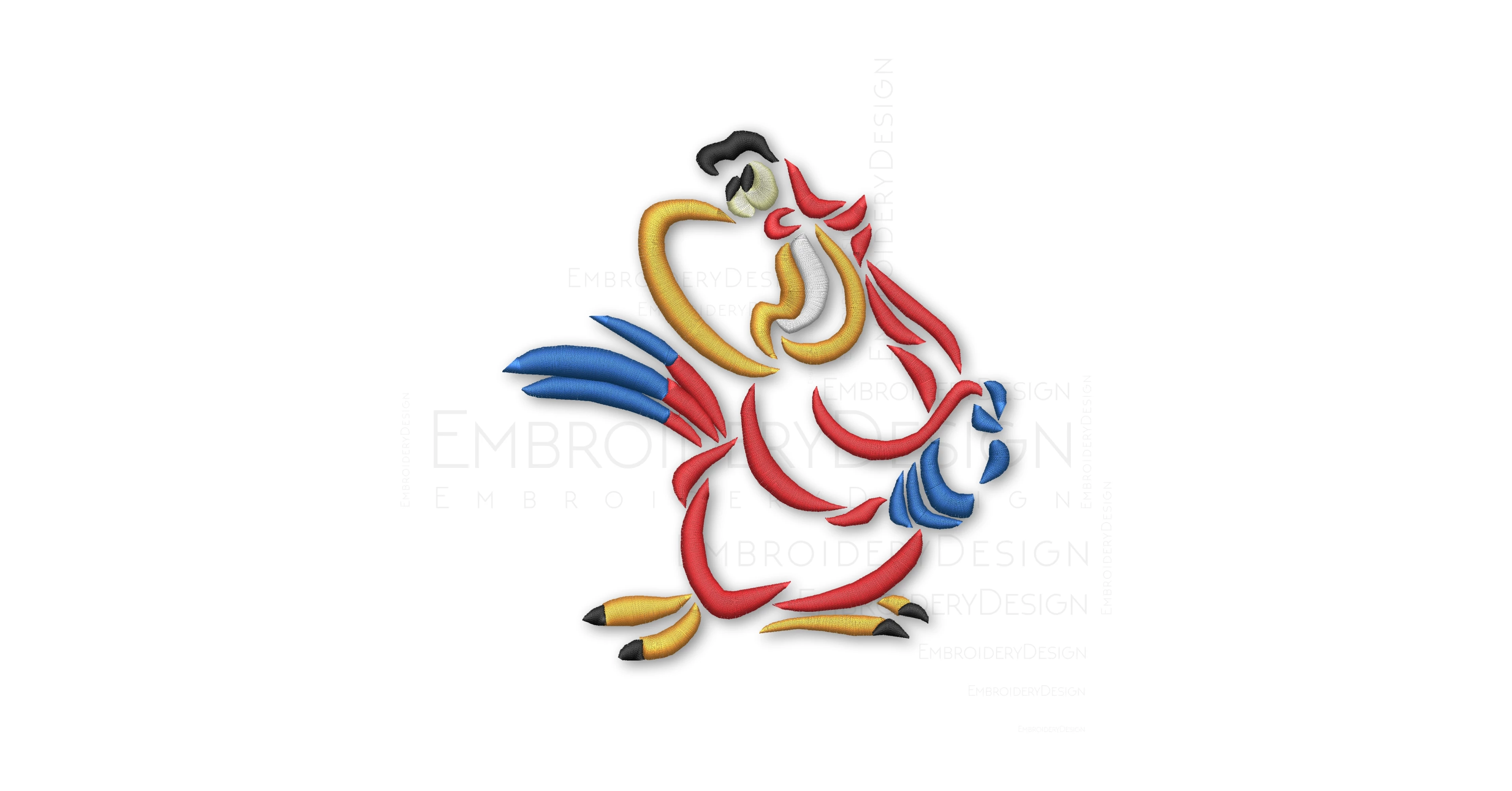 Lago Aladdin Bird - Anita Kóródi - SvgEmbroideryDesign