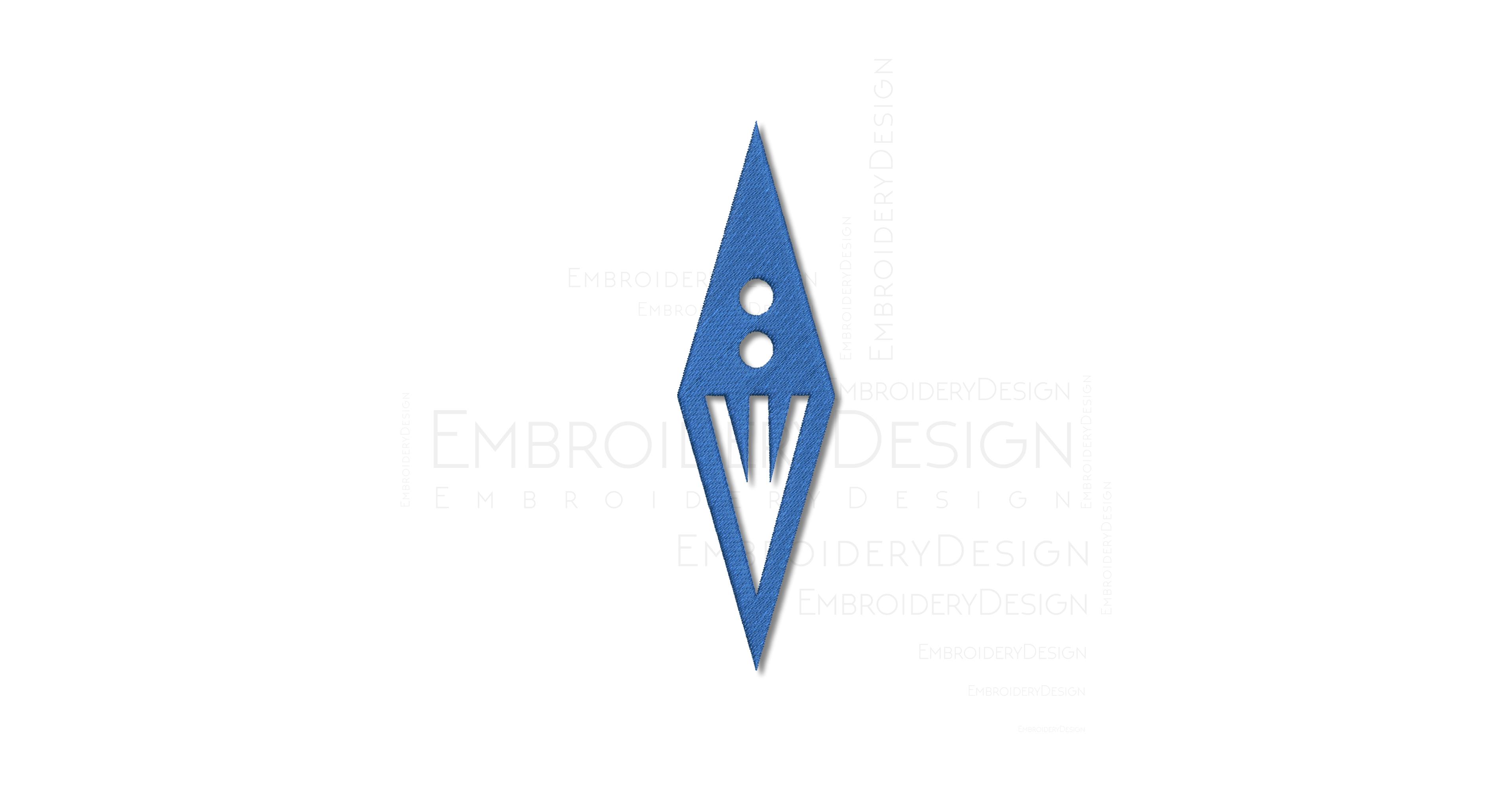 Wind Symbol v2 Frozen - Anita Kóródi - SvgEmbroideryDesign