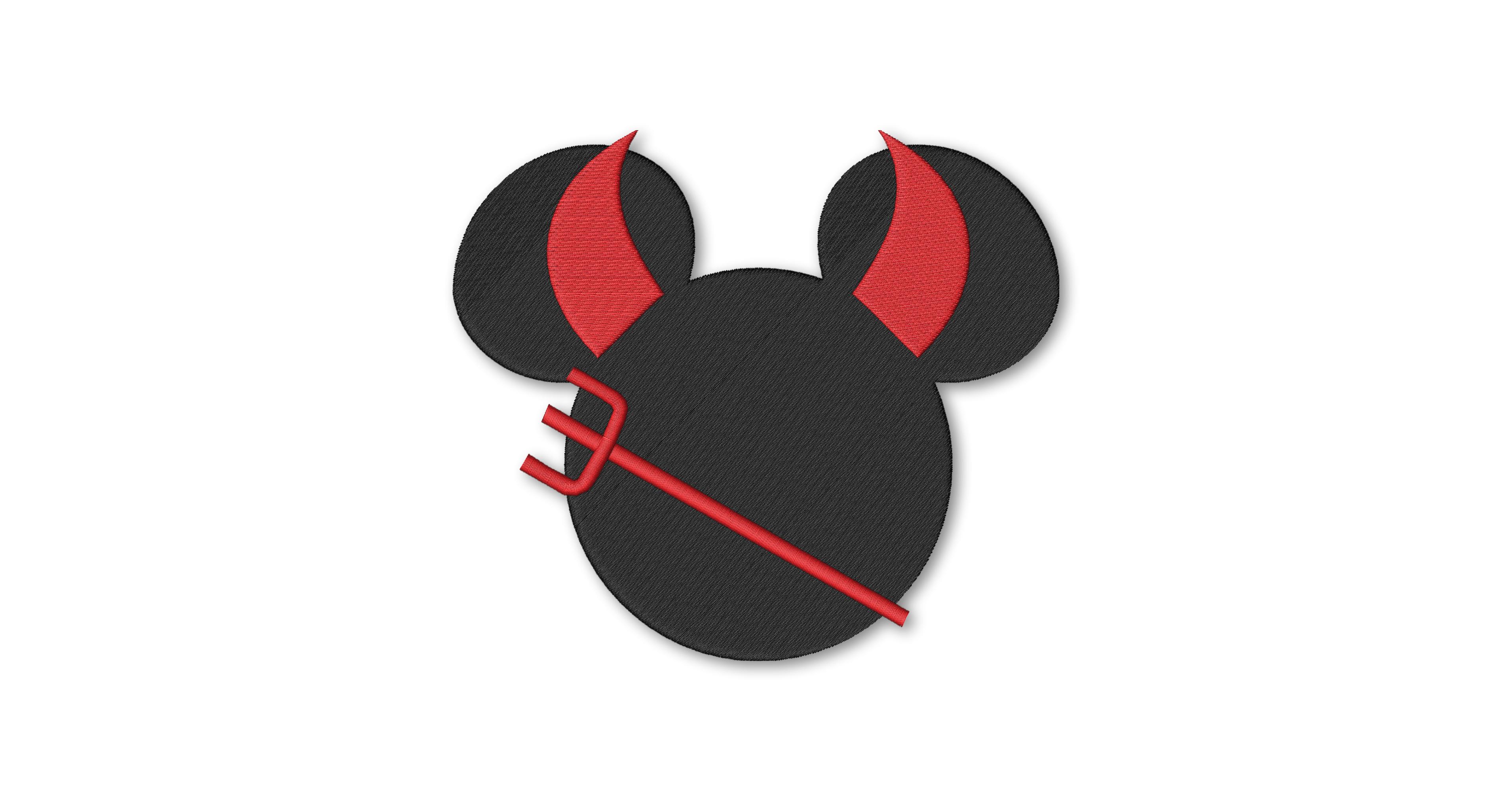 Devil Mickey Mouse Halloween - Richárd Bándi - SvgEmbroideryDesign
