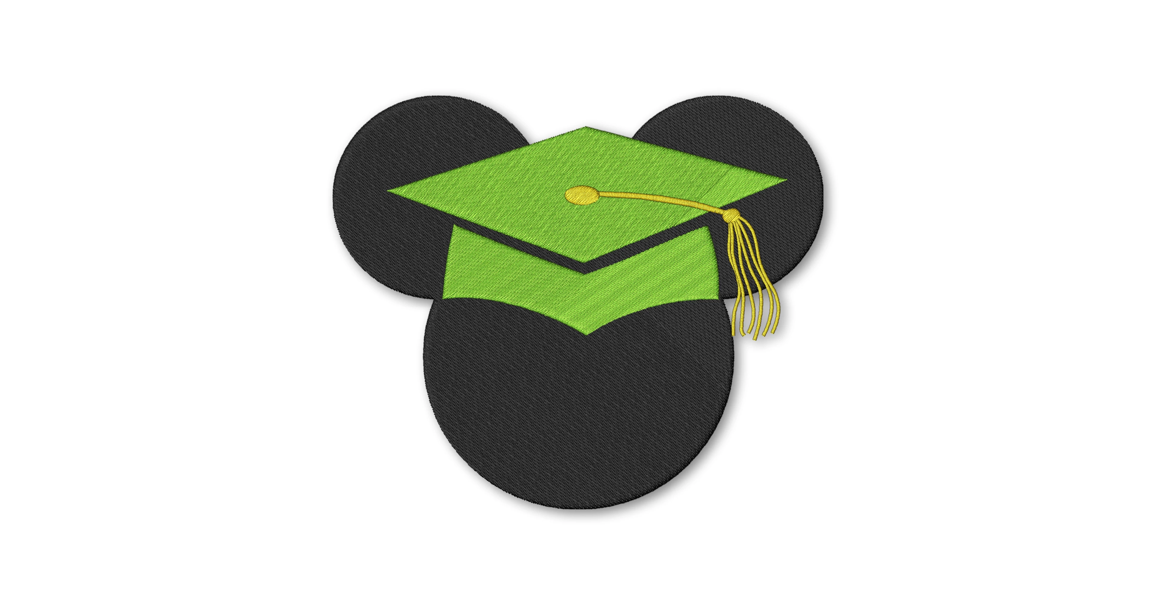 Graduation caps Mickey - Anita Kóródi - SvgEmbroideryDesign