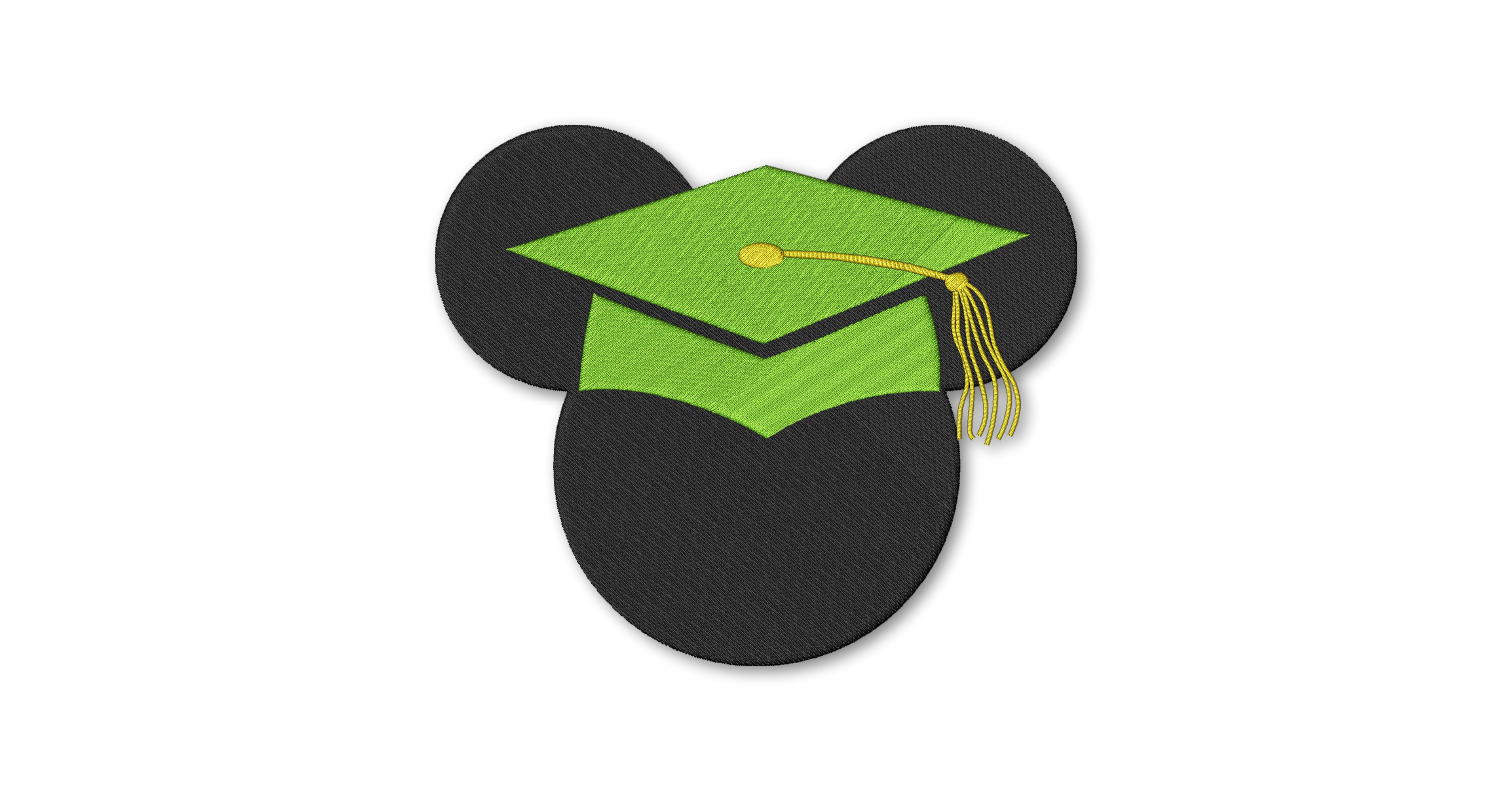 Graduation caps Mickey - Anita Kóródi - SvgEmbroideryDesign