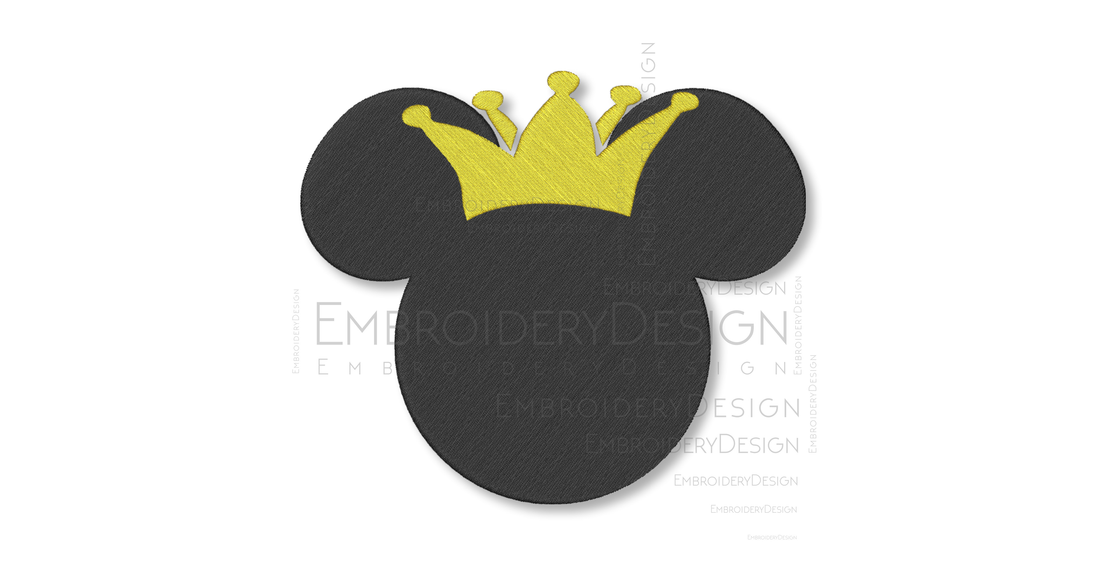 Mickey Mouse Crown - Richárd Bándi - SvgEmbroideryDesign