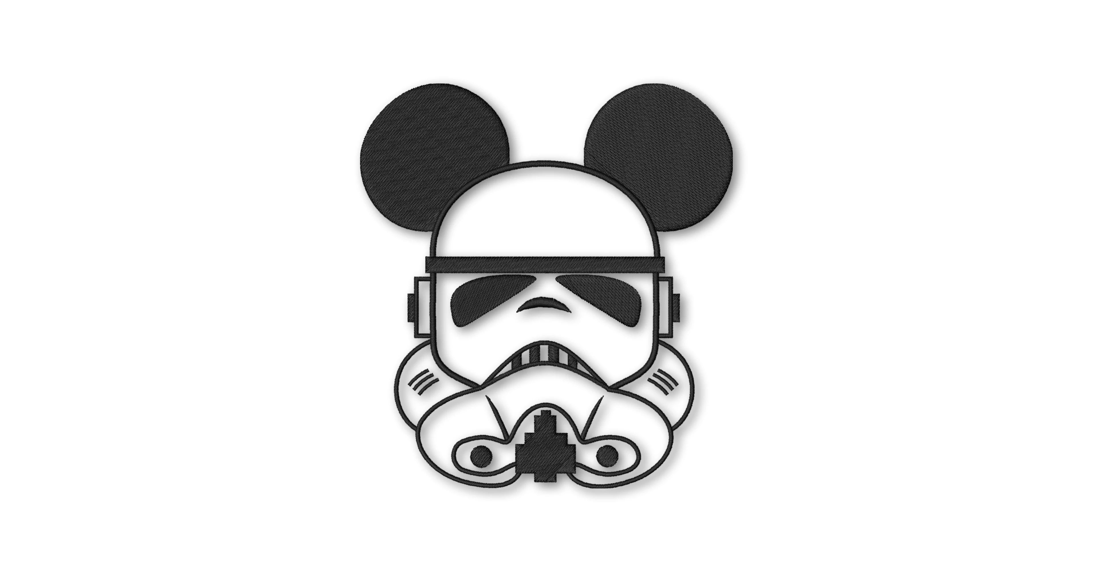 Mickey Mouse Stormtrooper Star Wars - Anita Kóródi - SvgEmbroideryDesign